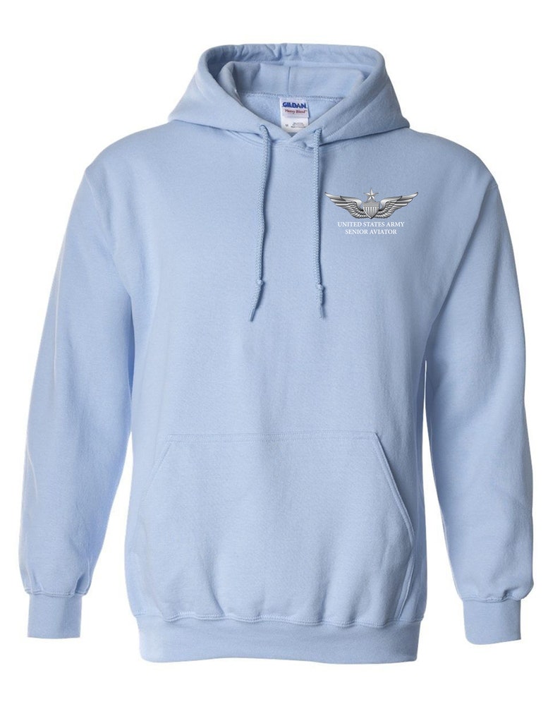 US Army Senior Aviator Embroidered Hooded Sweatshirt-7387 - Etsy
