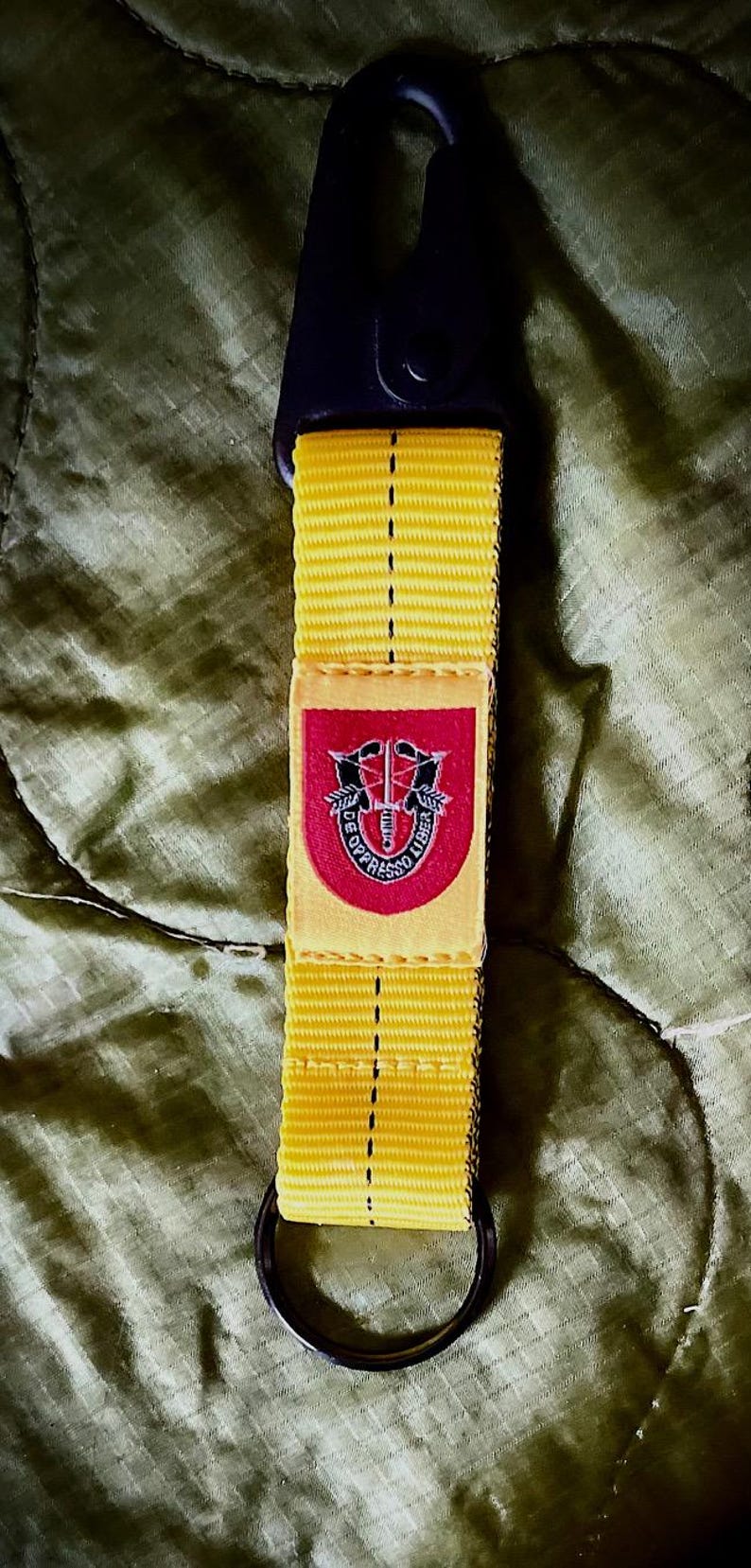7th Special Forces Group USA Made Static Line Key Chain - Etsy