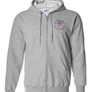 1st Sustainment Command-coscom (airborne) Embroidered Hooded Sweatshirt ...