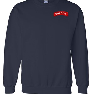 US Army Sapper Embroidered Cotton Sweatshirt-10626 - Etsy