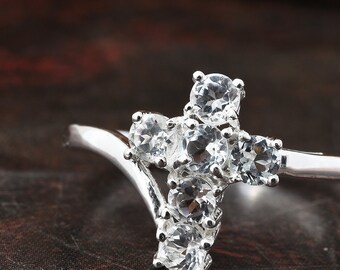 Goshenite ring | Etsy