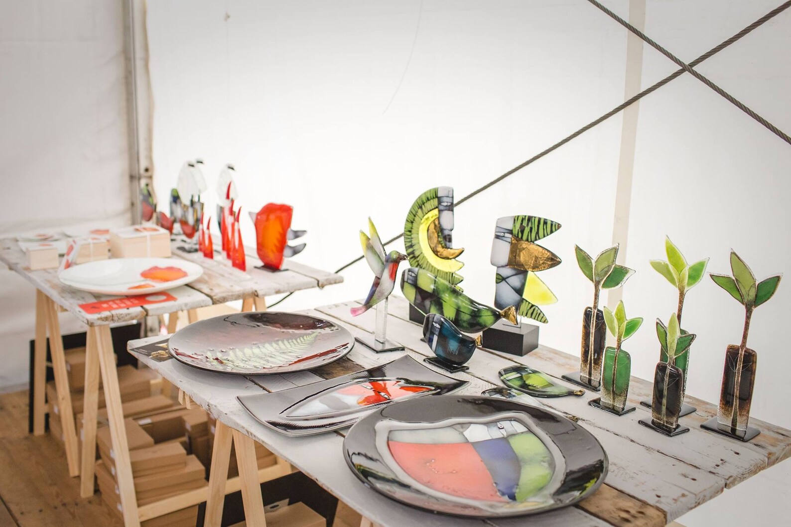 Rabbit Statue Unique Made From Fused Glass. Perfect Gift Idea ...