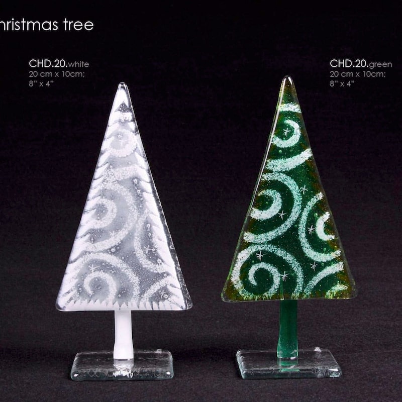 Glass Christmas Tree - Etsy