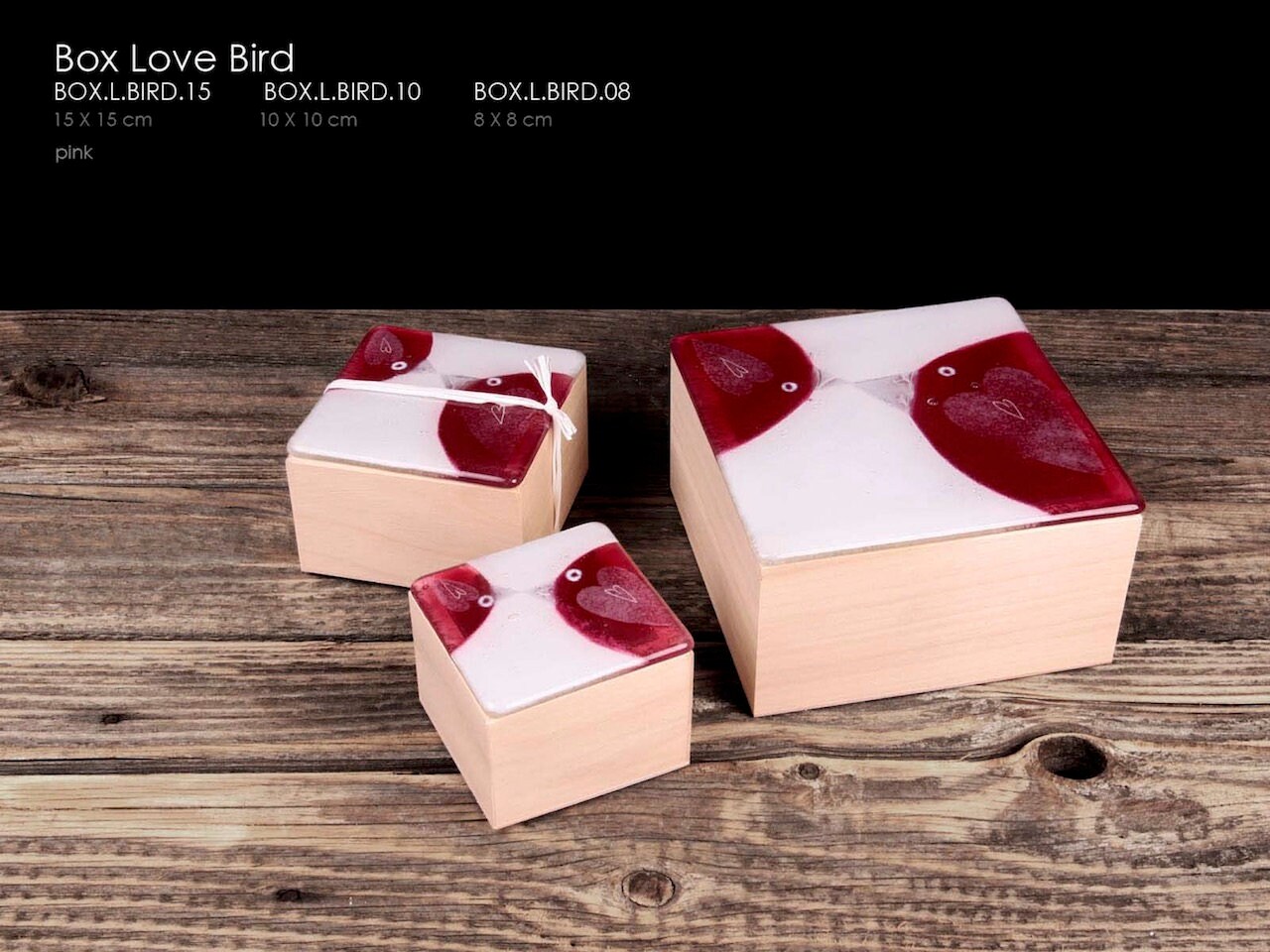 Jewellery Box Love Bird Made From Wood and Glass. Fusion - Etsy