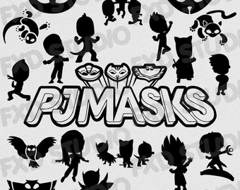 Pj masks logo | Etsy