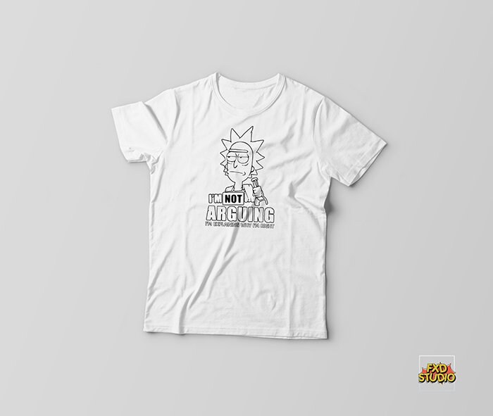 Rick Sanchez i'm Not Arguing I'm Explaining Why - Etsy