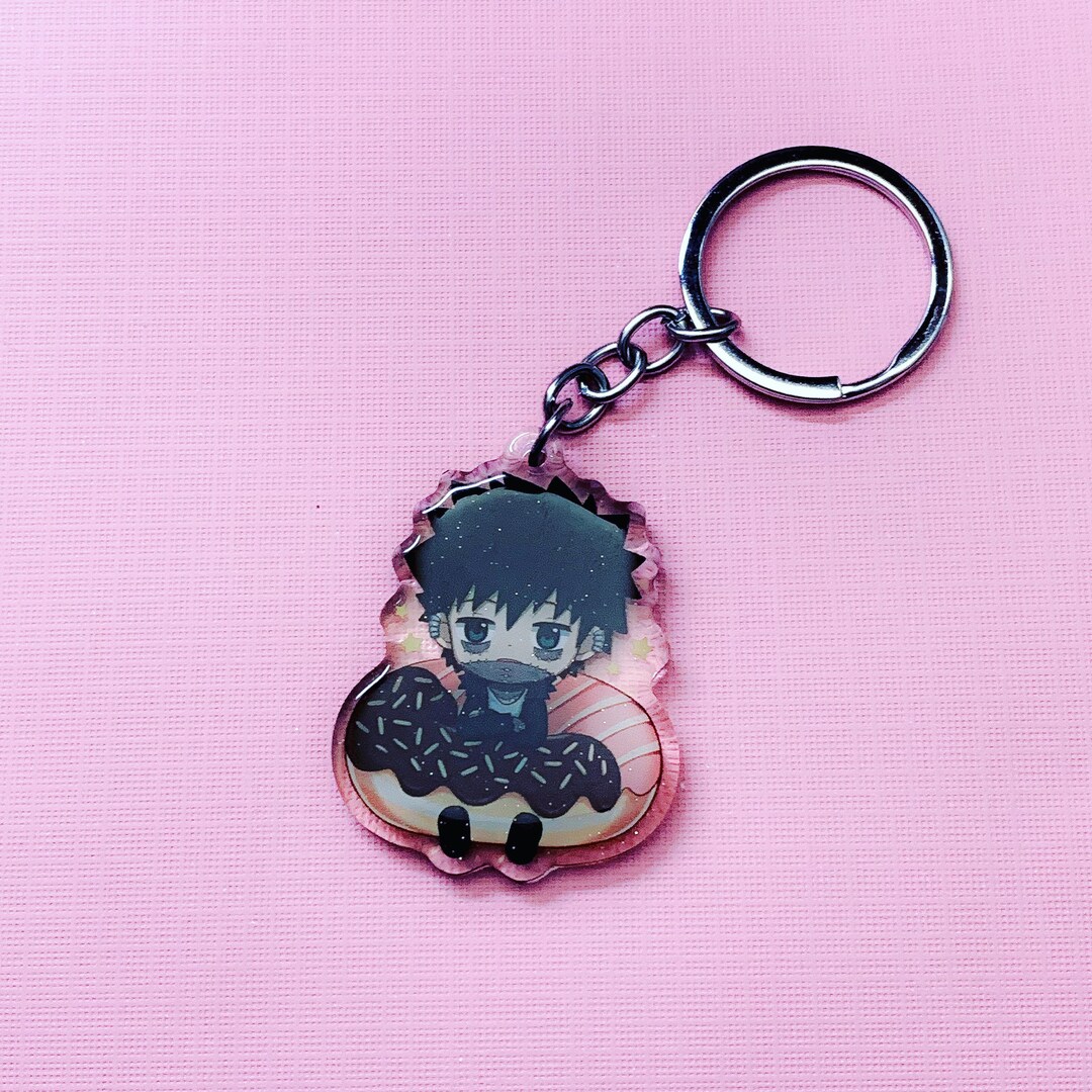 Stitches Donut Acrylic Keychain // Anime Chibi Manga Kids Ita - Etsy