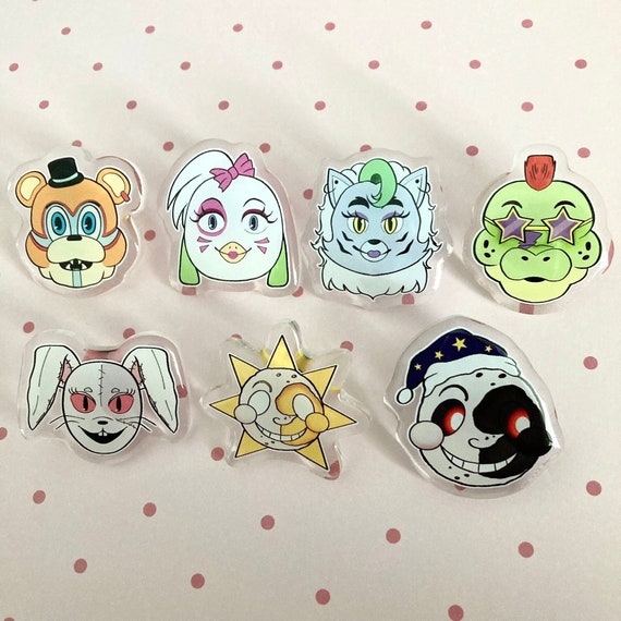 FNAF Five Nights at Freddy's: Security Breach Acrylic Pins - Etsy
