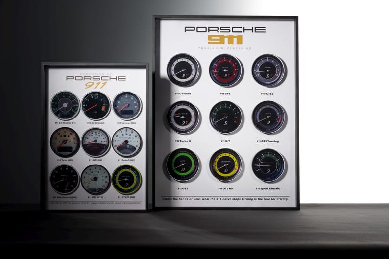 Porsche 911 Dashboard Model Collection Frame - Carrera · GTS · Turbo ...