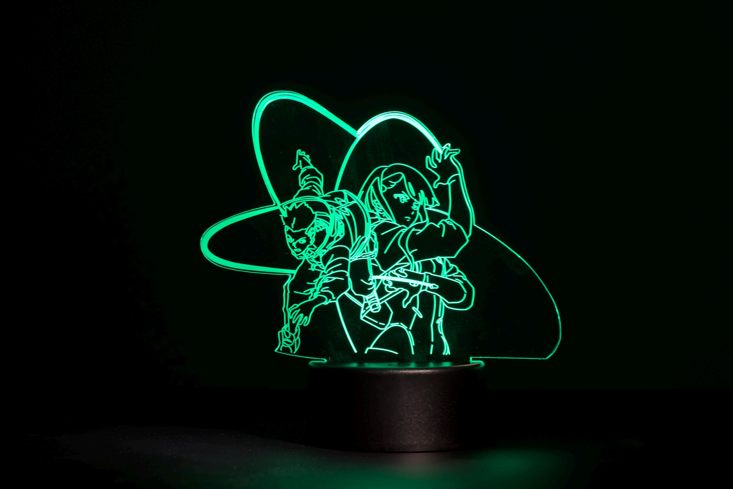 Cyberpunk Edgerunners David & Lucy Night Light – Neon Acrylic Lamp for ...