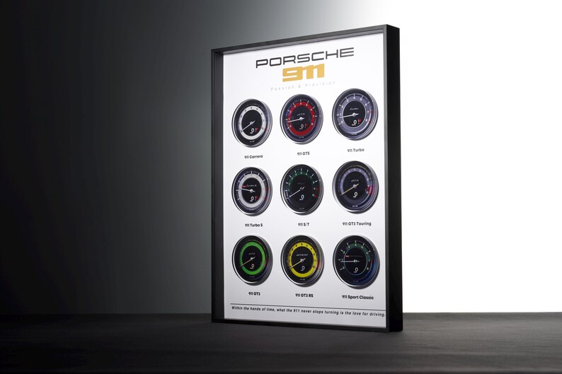 Porsche 911 Dashboard Model Collection Frame - Carrera · GTS · Turbo ...
