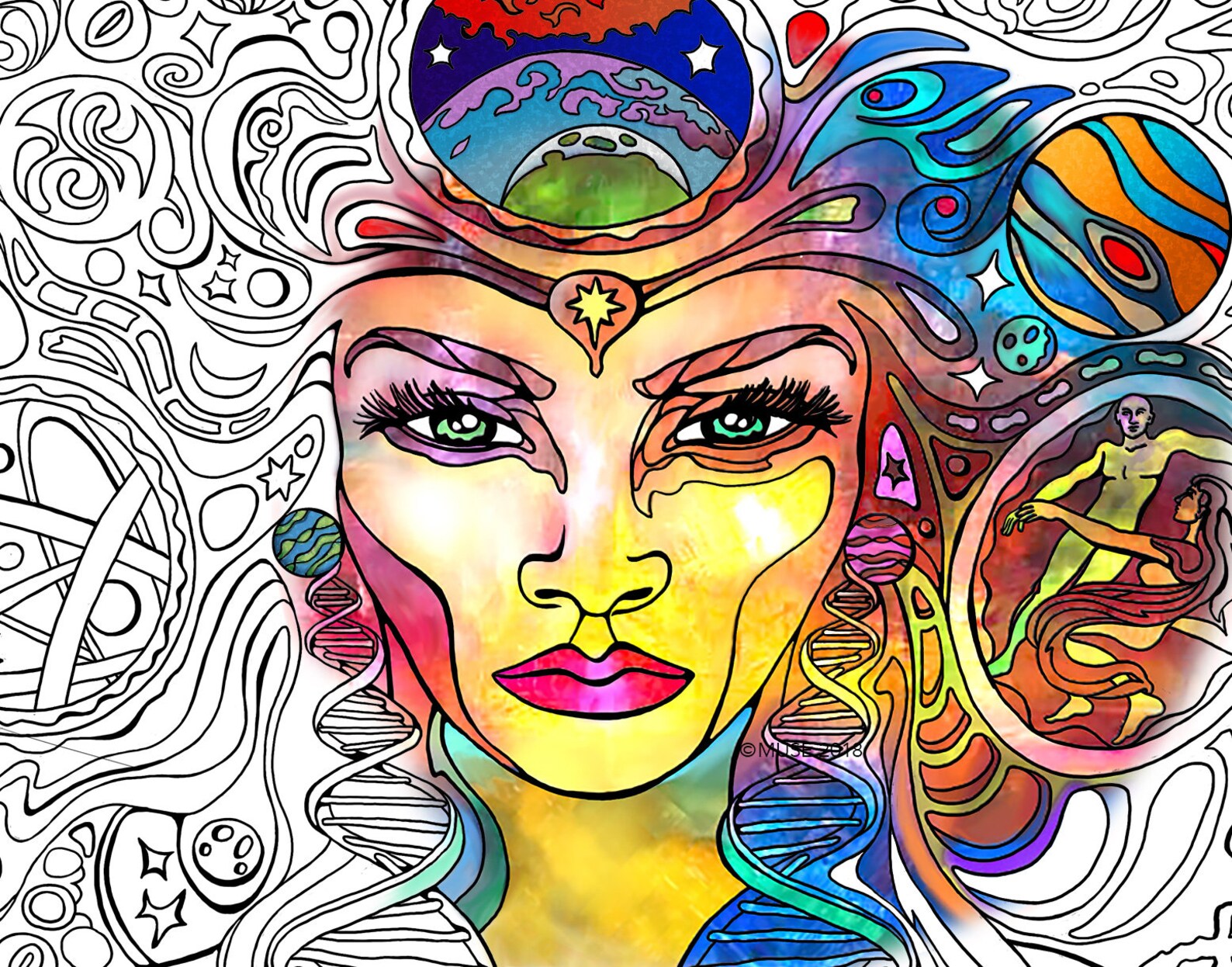 Gaia, Roman Earth Mother Goddess. a MUSE 1-page Download! - Etsy