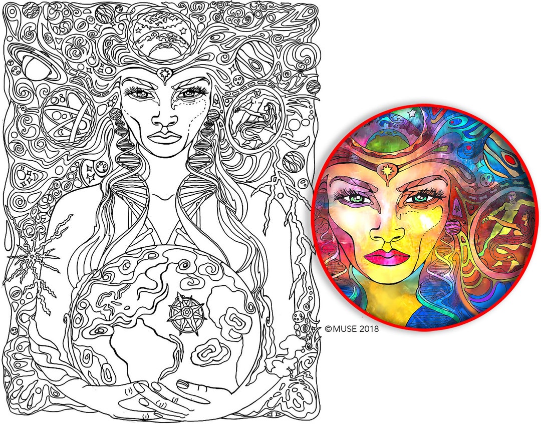 Gaia, Roman Earth Mother Goddess. a MUSE 1-page Download! - Etsy