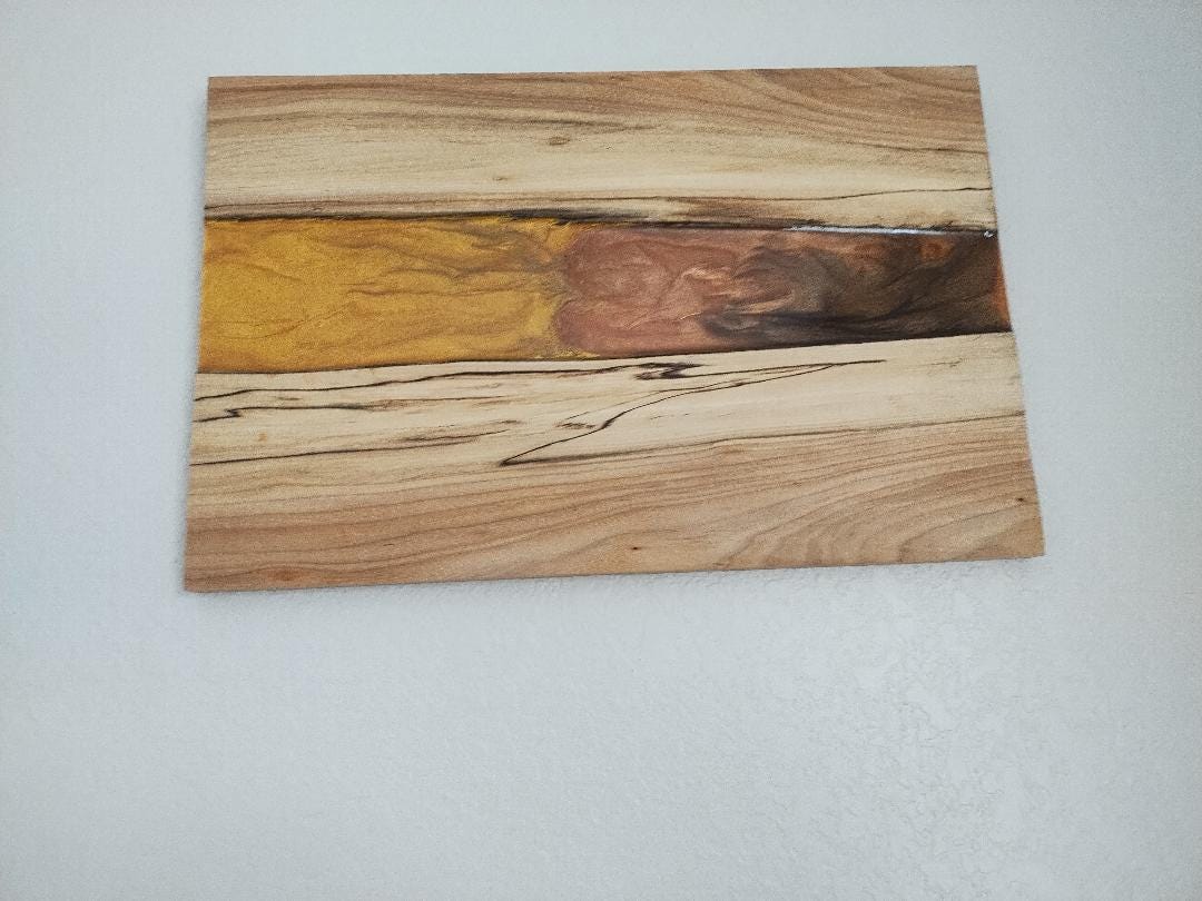 Spalted Ash Epoxy Resin Wall Hanging - Etsy