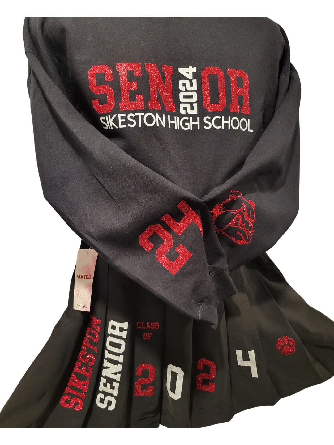 Senior Graduation Sweatshirt and Pleated Skirt - Etsy