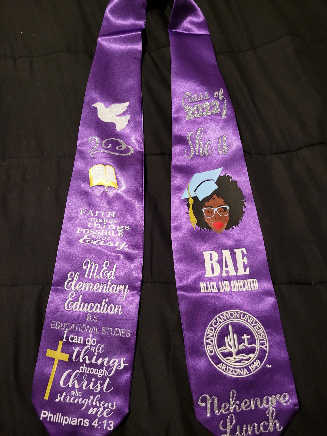 Graduation Stole - Etsy