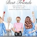 Buy and Build Your Own Best Friends Custom Art, Besties Clipart, BFF PACK, Customizable Clipart ...