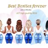 Buy and Build Your Own Best Friends Custom Art, Besties Clipart, BFF PACK, Customizable Clipart ...