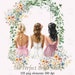 Bridesmaids Illustration DIY Wedding Clipart Custom Wedding Graphics ...
