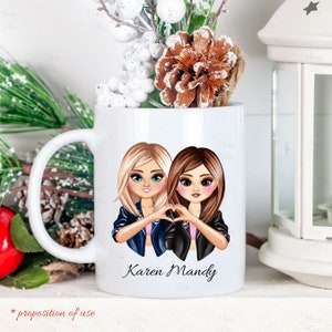 Chibi Besties Soul Sisters Clipart, Chibi Clipart,friendship Clipart ...