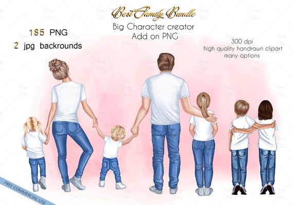 Build A Family Clipart Png