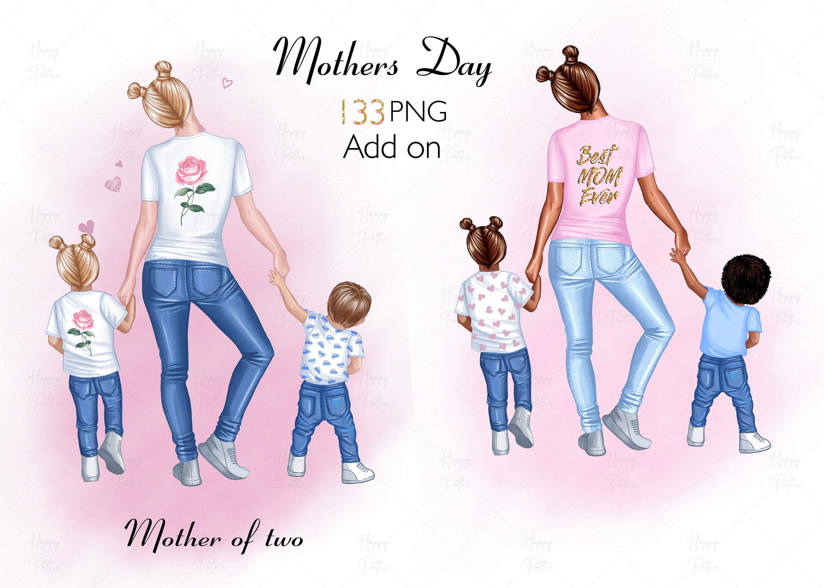 Son And Daughter Clipart