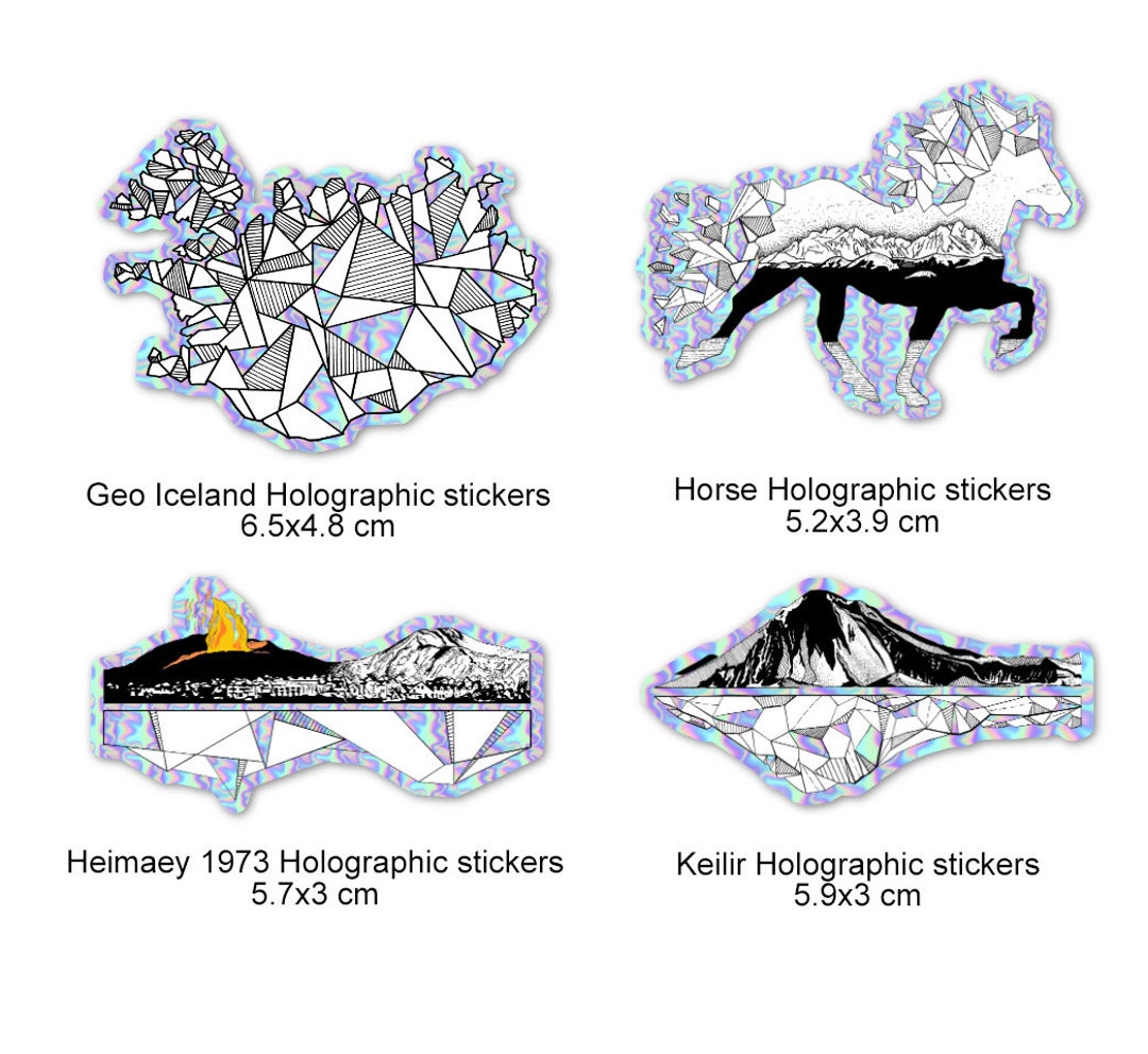 Iceland Vinyl Sticker, Bird Stickers, Weatherproof Sticker, Iceland ...