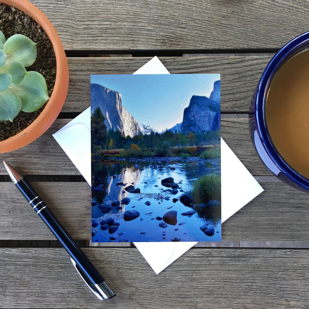 Greeting Card Yosemite - Etsy