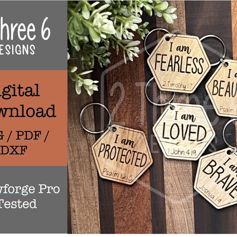 Bible Verse Keychain - Etsy