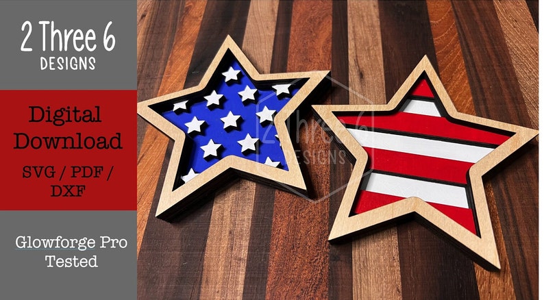 DIGITAL FILE American Flag USA Sign, Laser Cut File, Glowforge, Svg/pdf ...