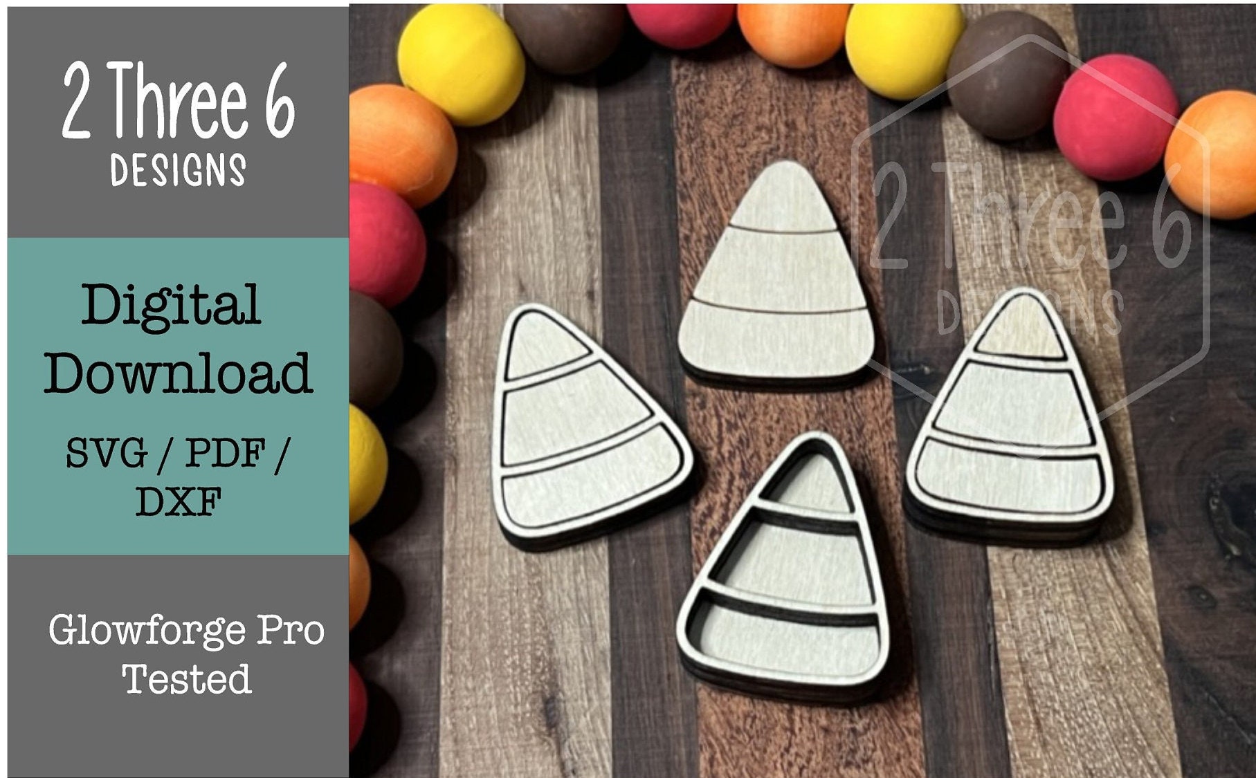 Digital File Candy Corn For Tiered Tray Fall Signs Etsy