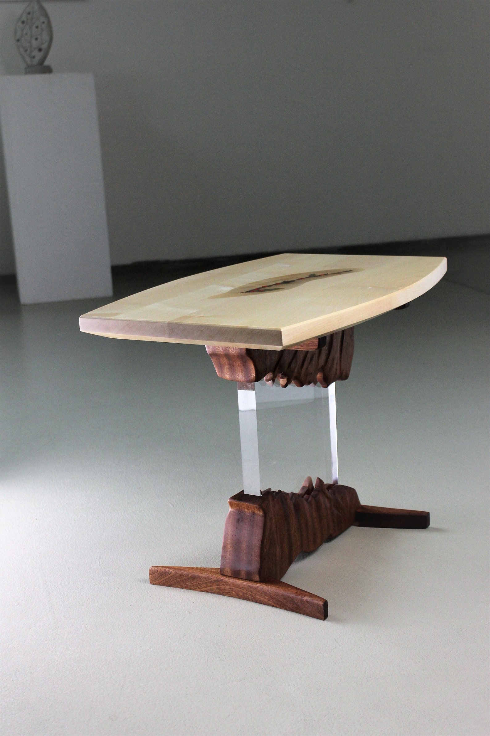 Floating Coffee Table Walnut Table Coffee Table - Etsy