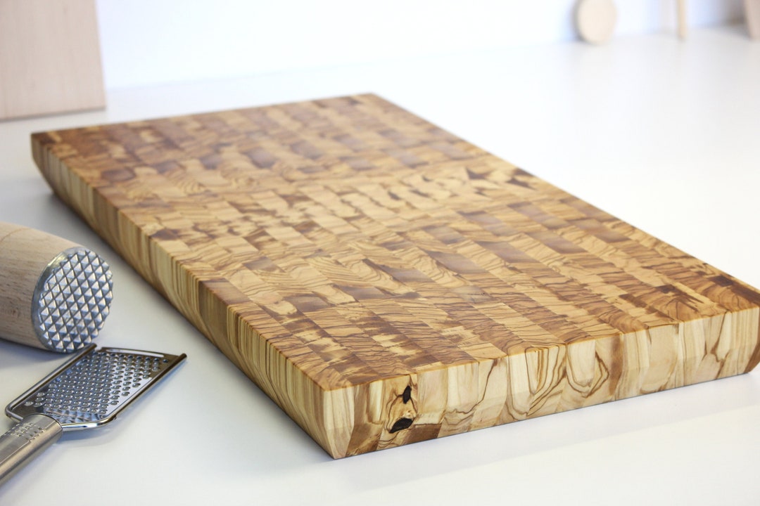 Olive Wood Board Endgrain Olive Board Olive Wood Cutting Board - Etsy