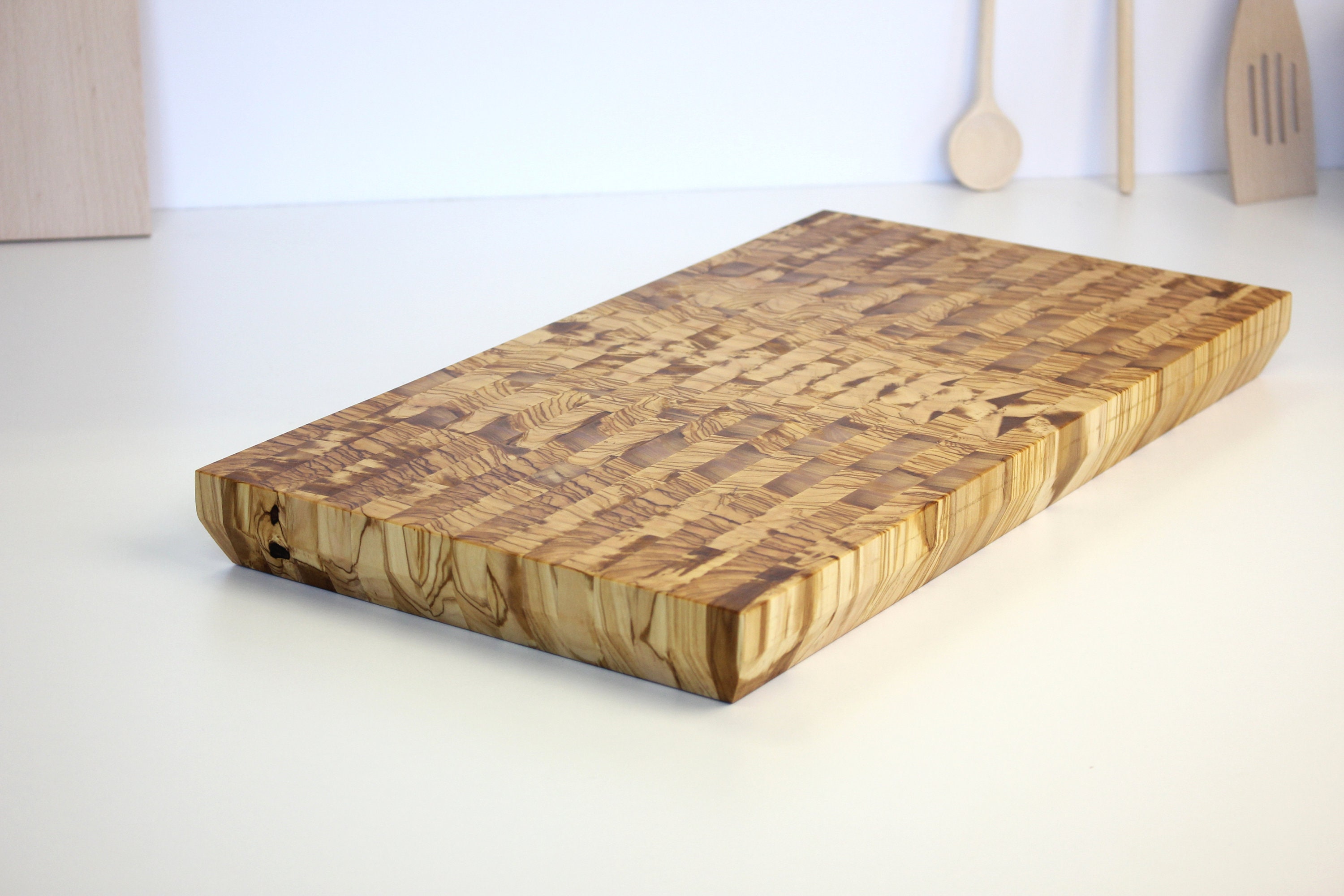 Olive Wood Board Endgrain Olive Board Olive Wood Cutting Board - Etsy