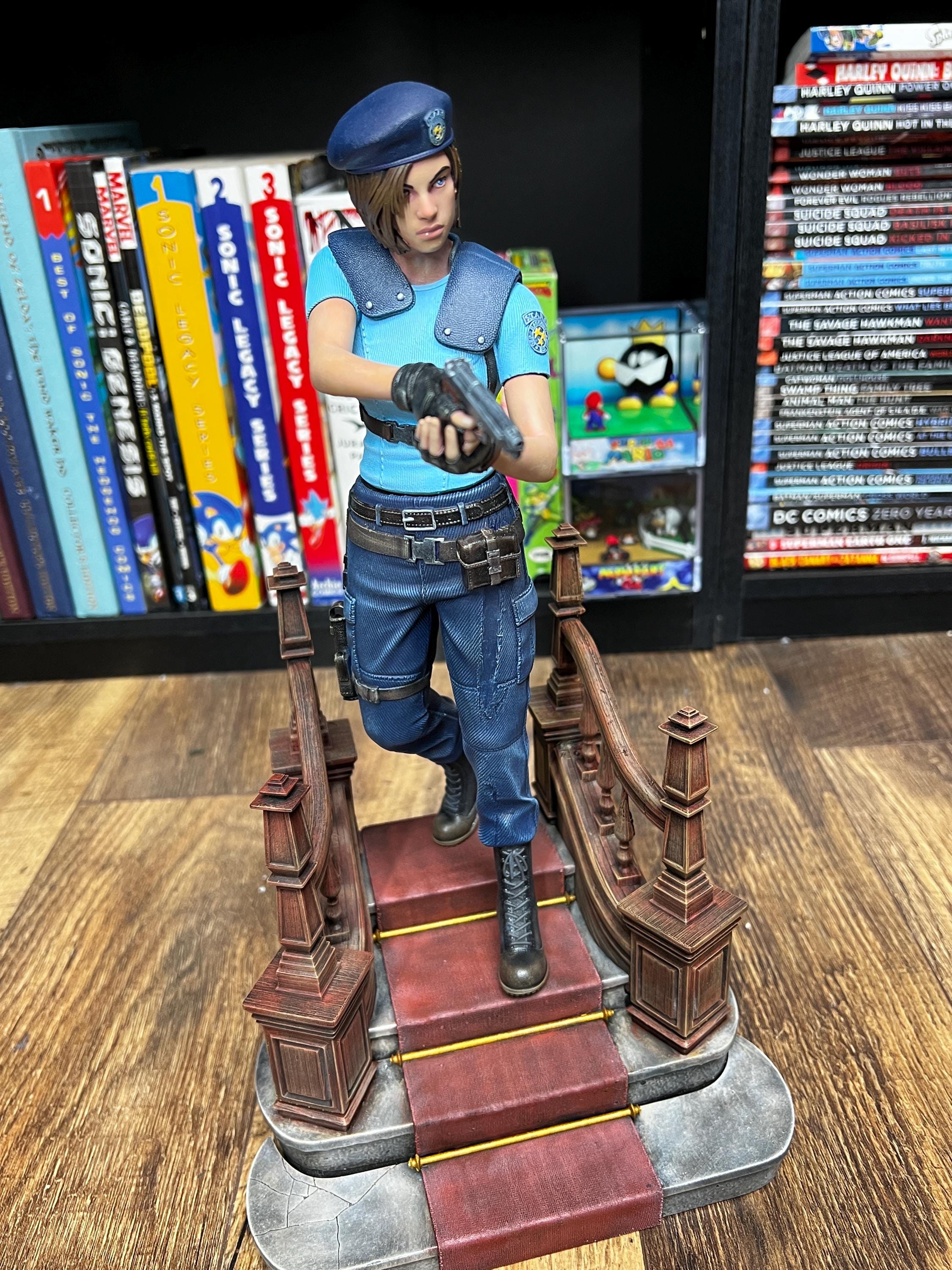 Custom Painted 3D Printed Jill Valentine From Resident Evil 1 - Etsy