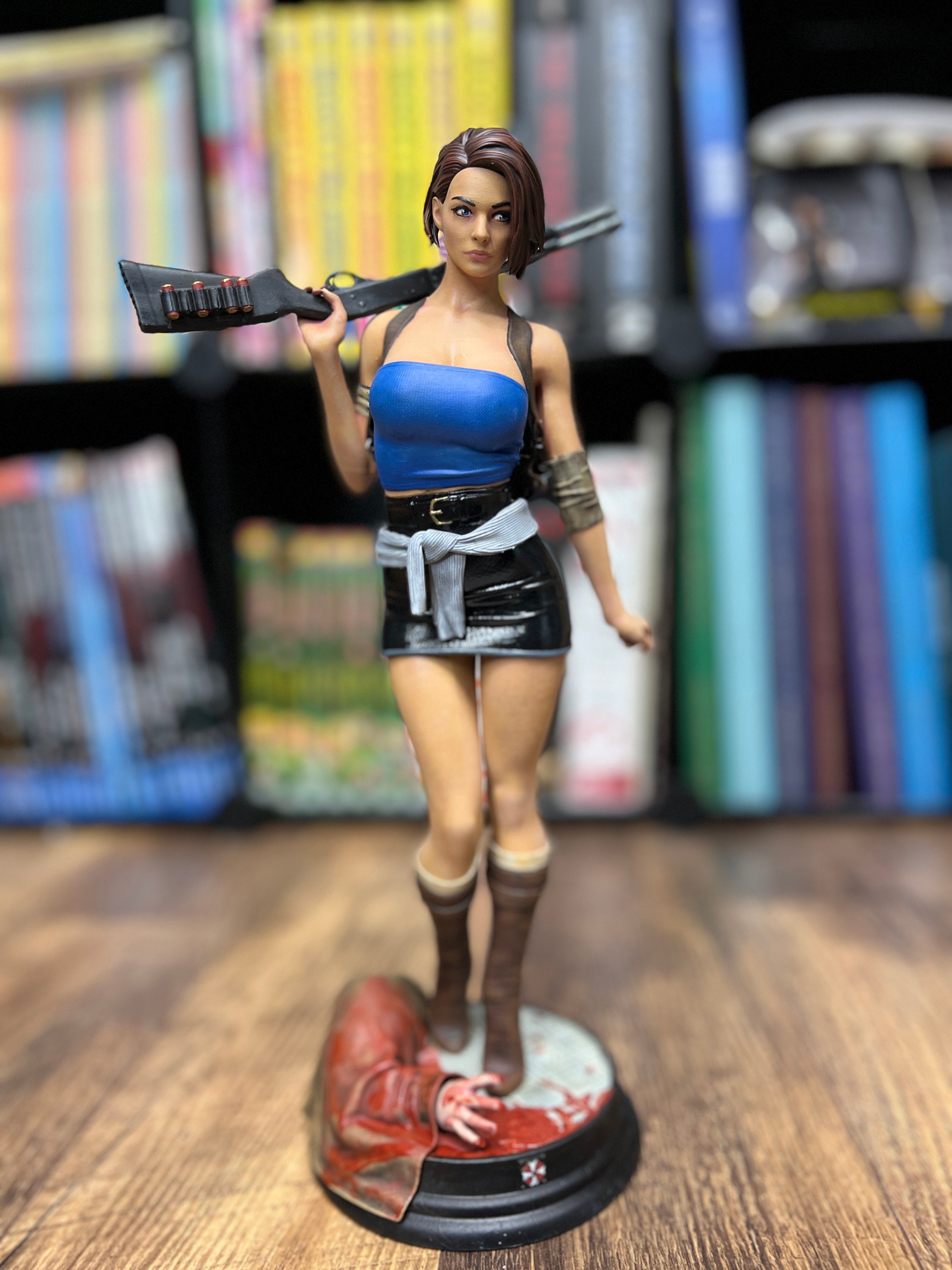 Custom Painted 3D Printed Jill Valentine From Resident Evil - Etsy