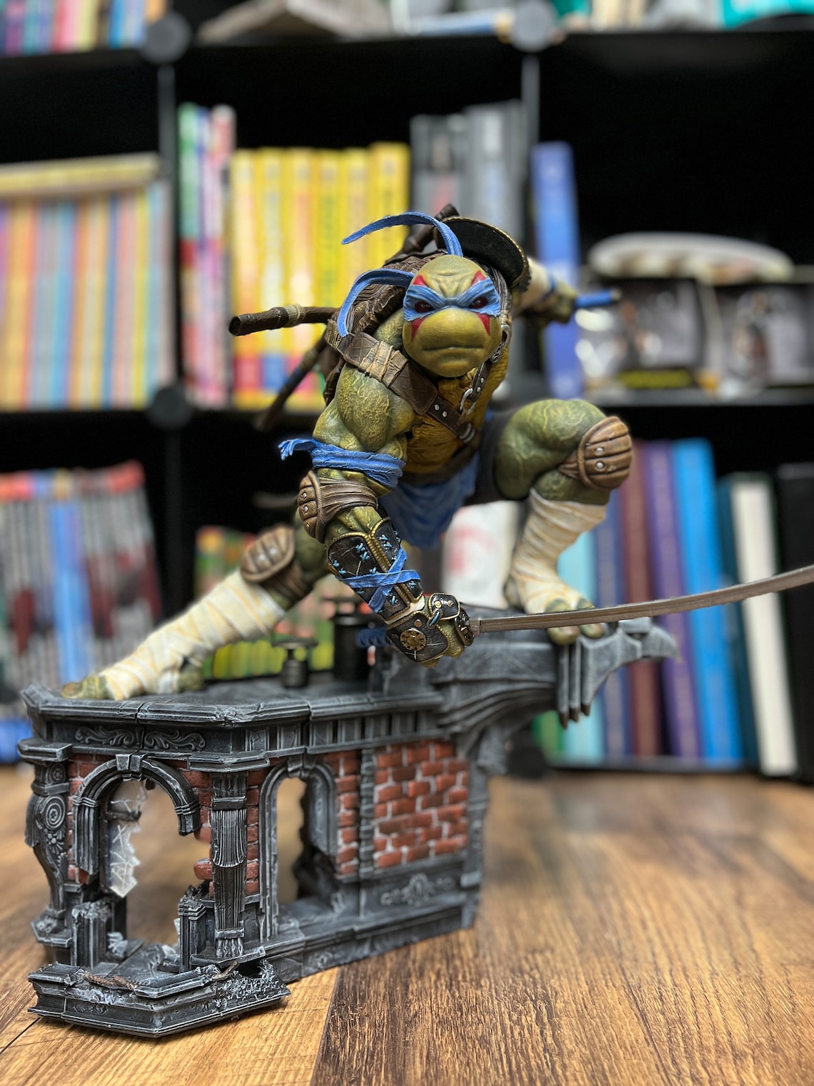 Blue Ninja Boy Painted 3D Printed Statue - Etsy