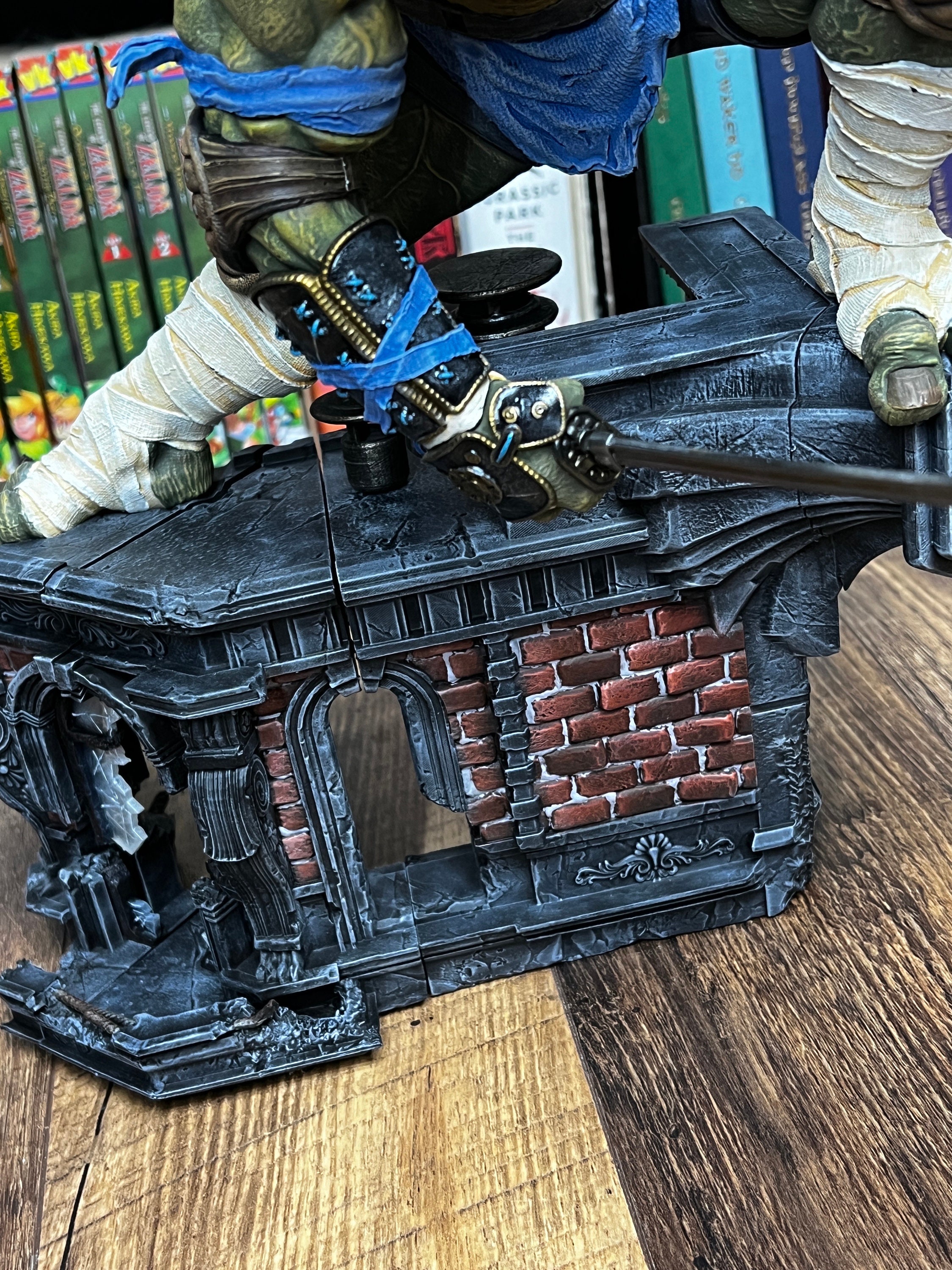 Blue Ninja Boy Painted 3D Printed Statue - Etsy