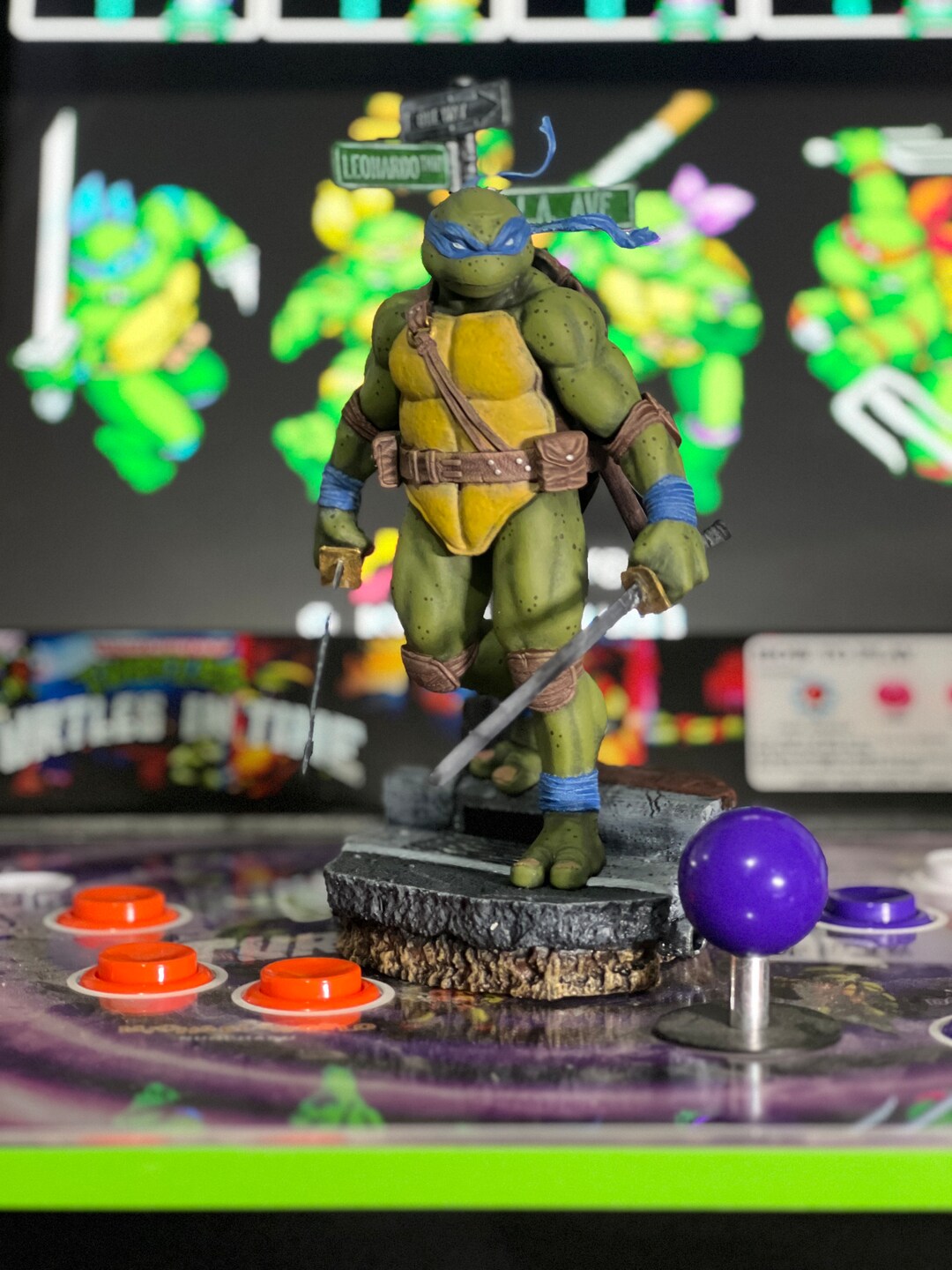 Custom Painted Resin Blue Ninja Boy - Etsy