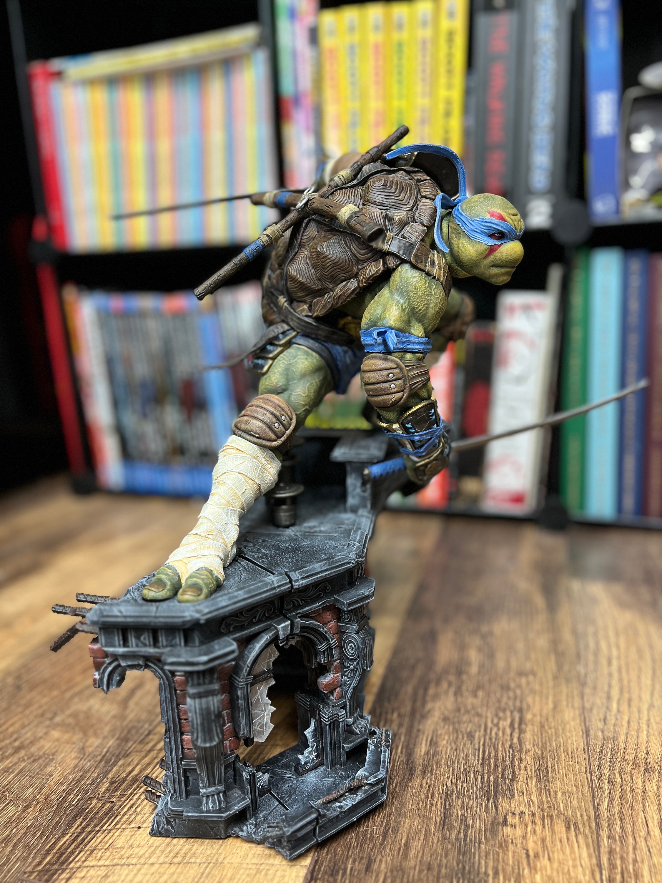 Blue Ninja Boy Painted 3D Printed Statue - Etsy