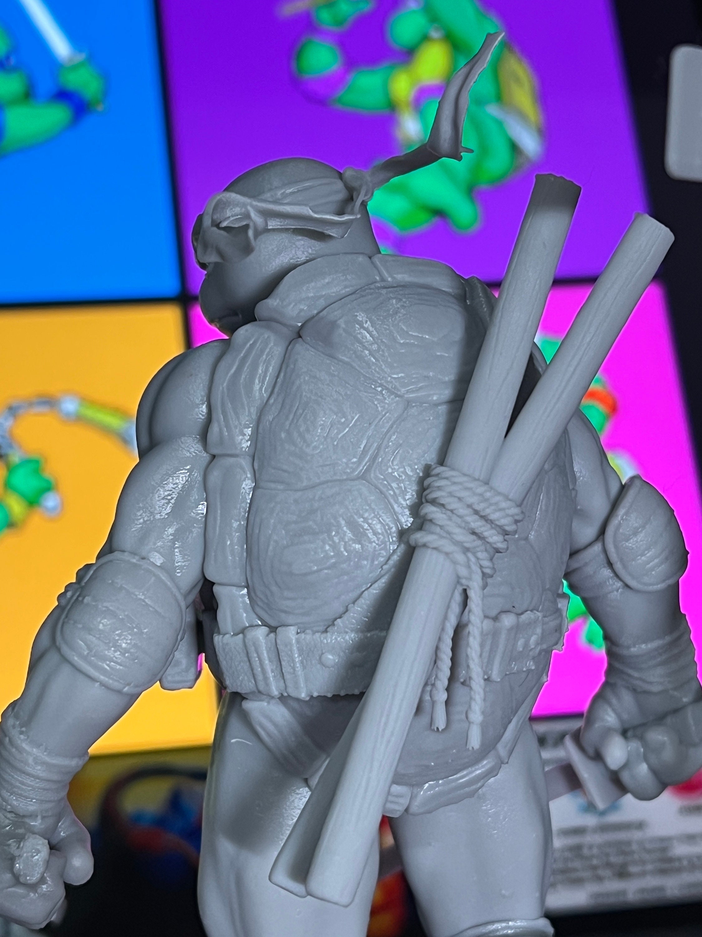 Blue Ninja Boy Unpainted Resin Statue - Etsy