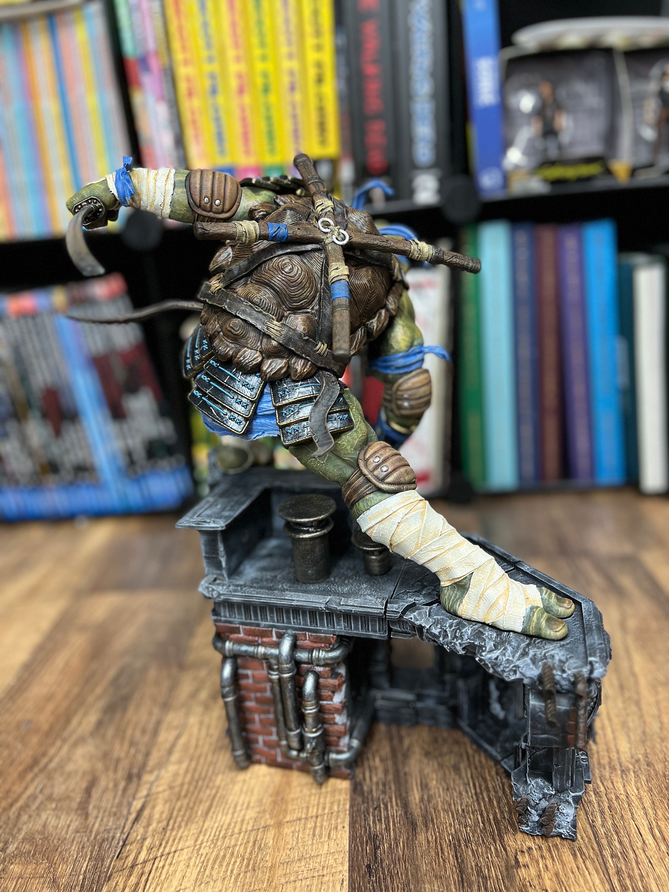 Blue Ninja Boy Painted 3D Printed Statue - Etsy