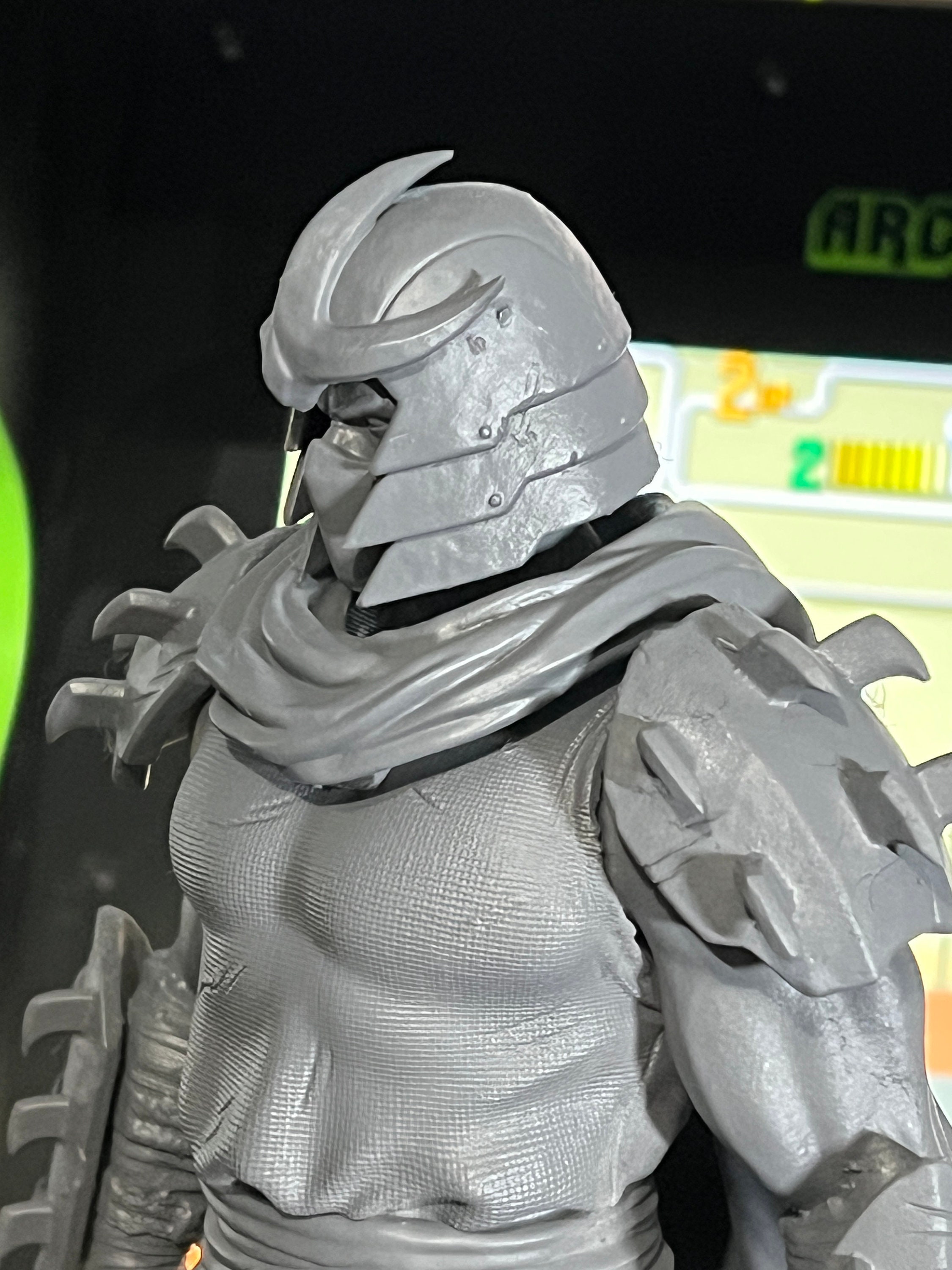 Shredhead Unpainted Resin Statue - Etsy
