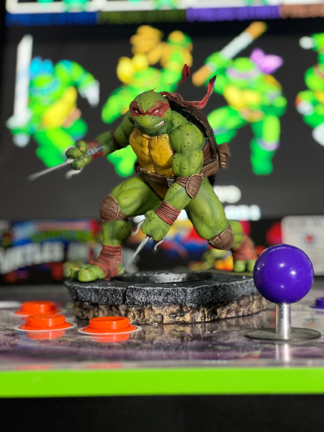 Custom Painted Resin Red Ninja Boy - Etsy