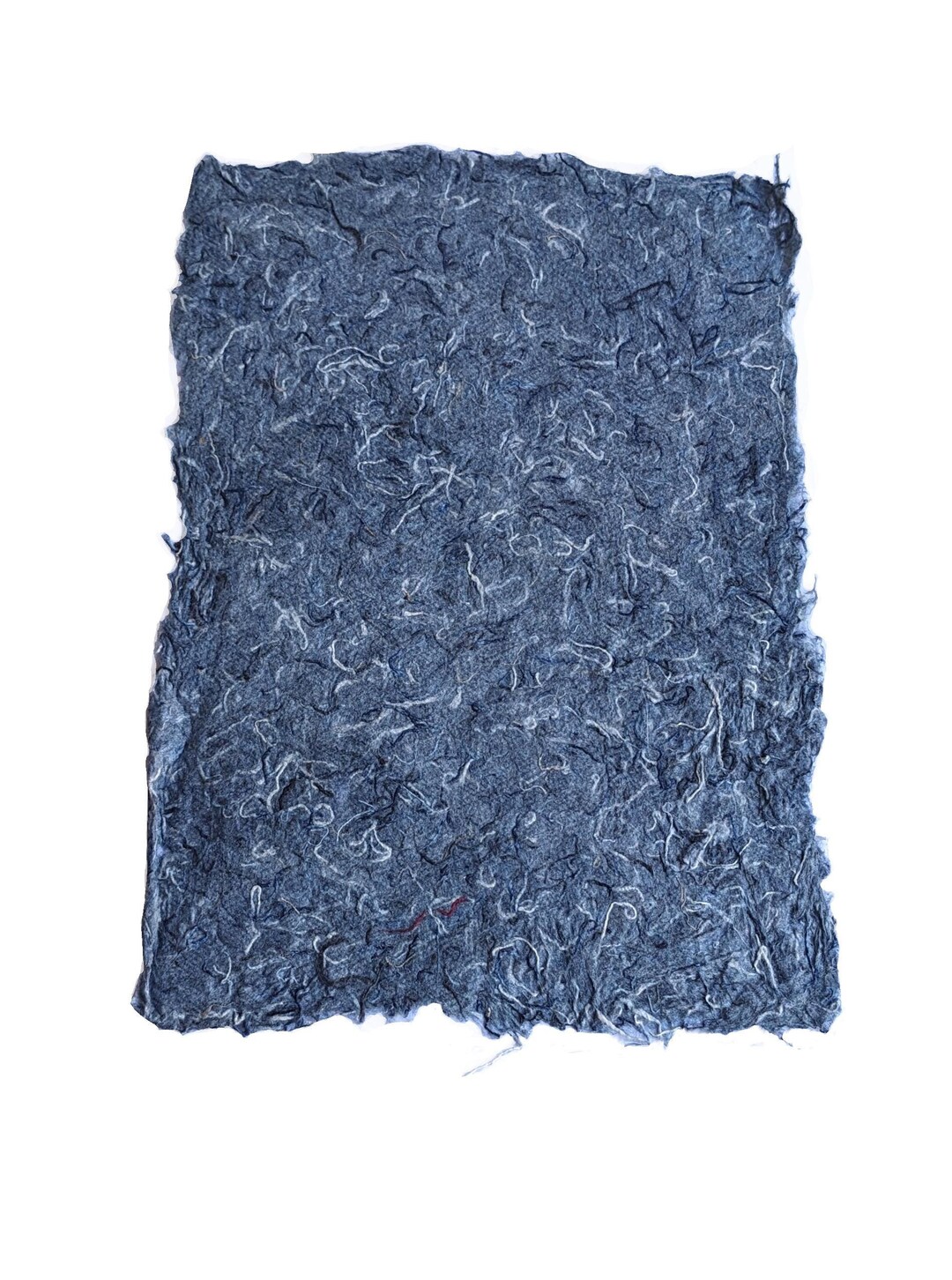 Handmade Paper in A4 and A5 Sheets, Reclaimed Denim Fibre, Cotton Noil ...