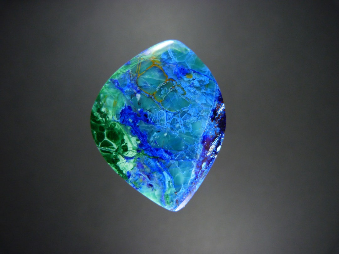 Bluebird Chrysocolla / Azurite Cabochon - Etsy