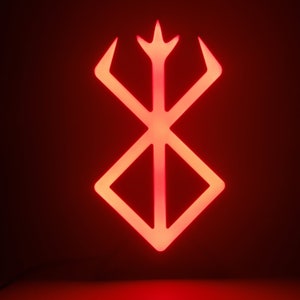 Berserk Lightbox | Brand of Sacrifice | Anime | 3D Lamp | Dark Fantasy ...