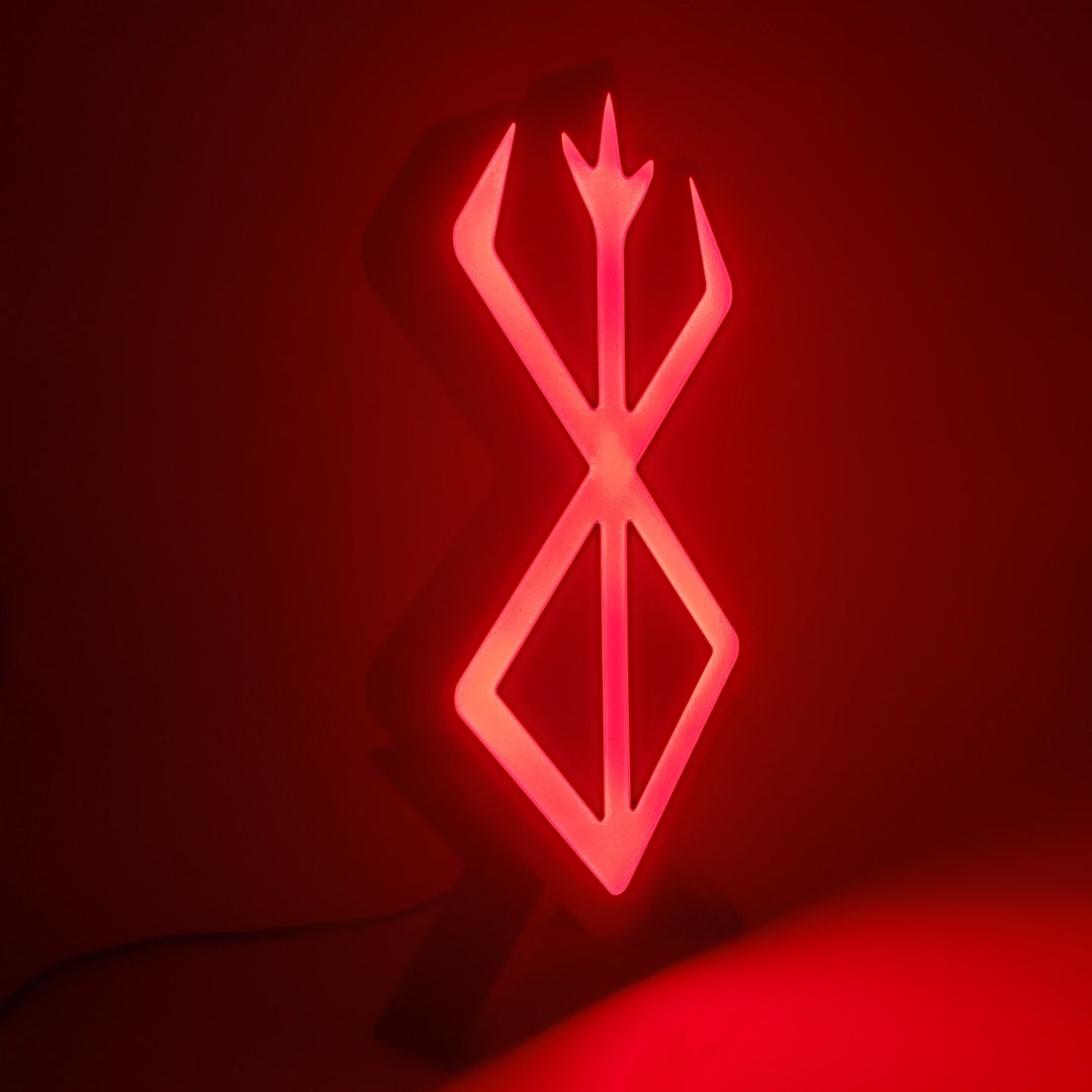 Berserk Lightbox | Brand of Sacrifice | Anime | 3D Lamp | Dark Fantasy ...