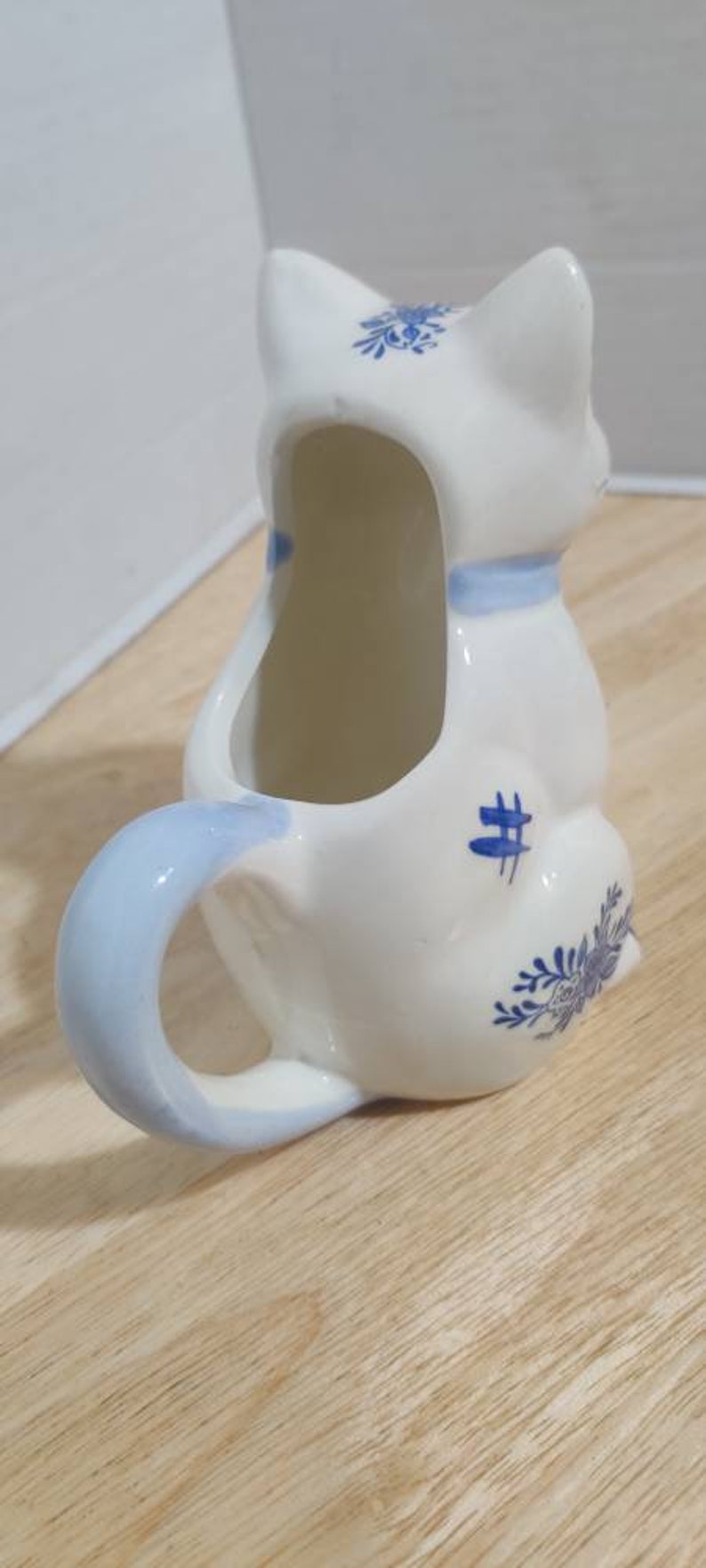 Vintage, Delft Blue Holland Cat Creamer/pitcher Hand Painted - Etsy