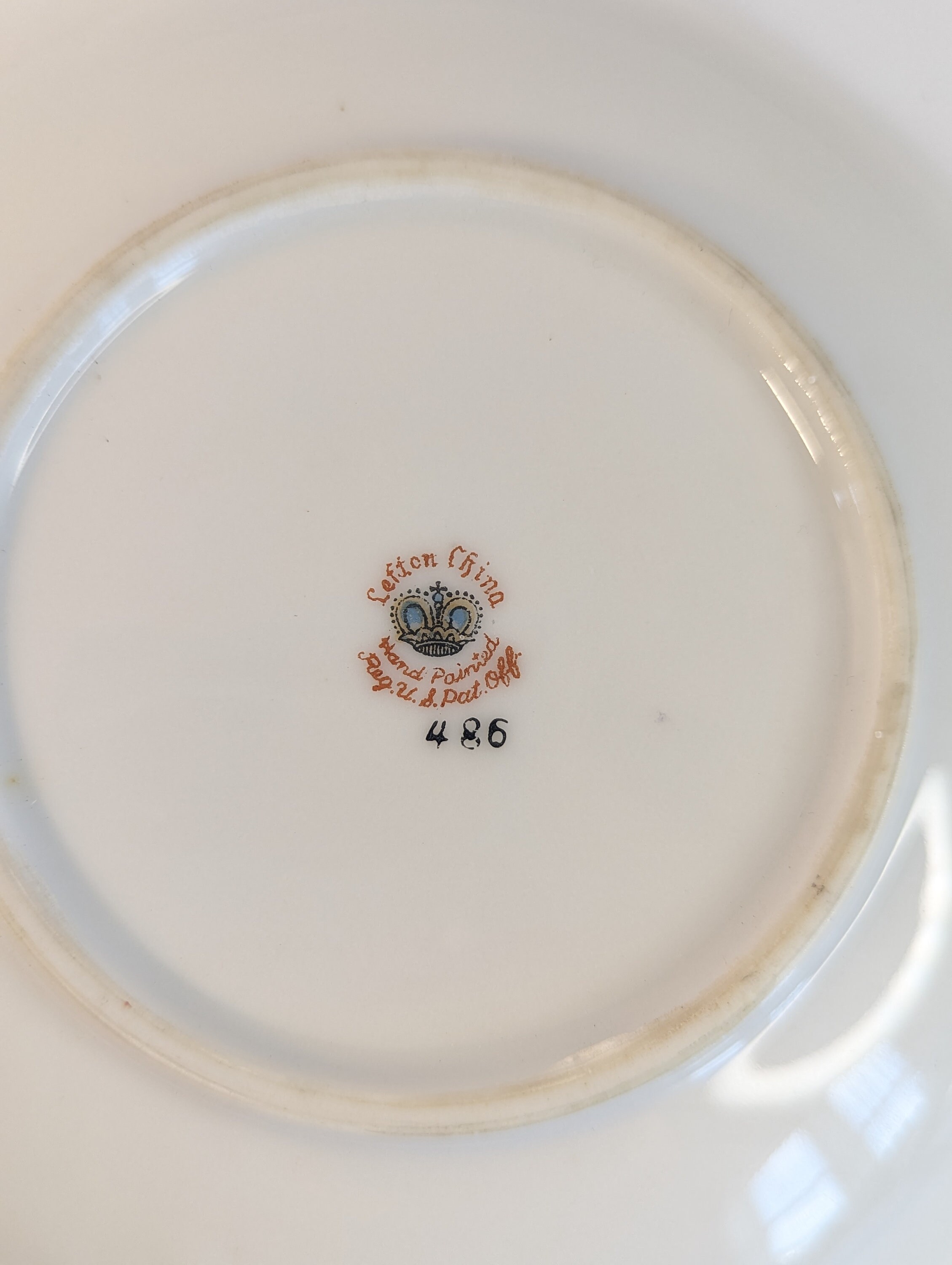 Lefton China Haindpainted Regus & Patoff Bowl With Handle - Etsy